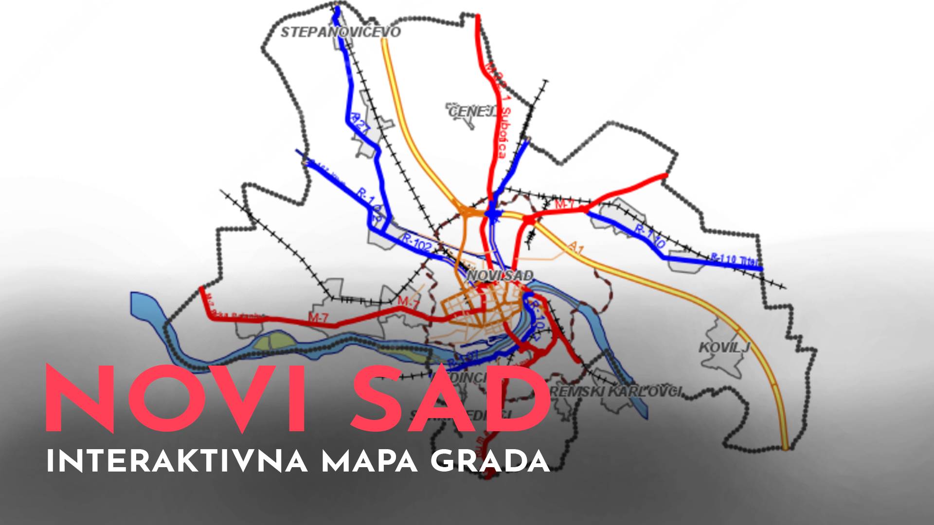 Interaktivna mapa Novog Sada | Adriamedia TV