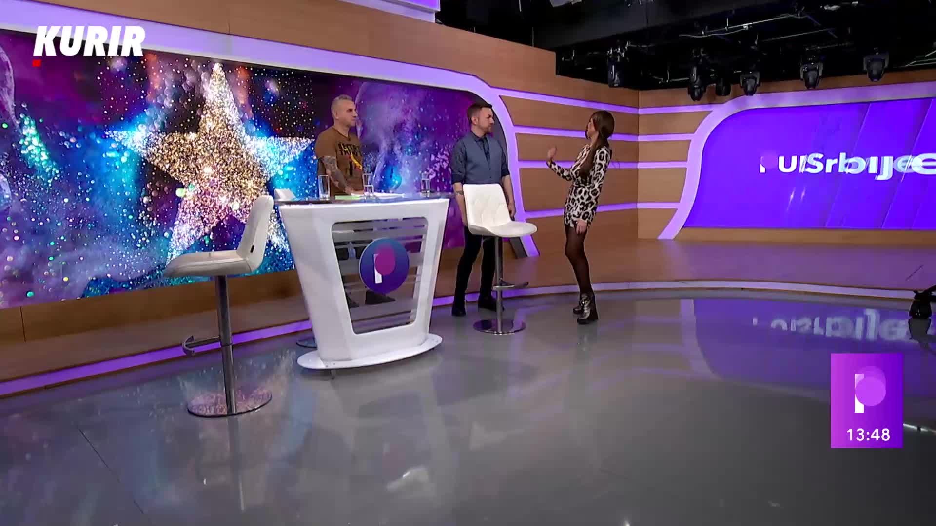 (18+) BRANKA BLEK ROUZ ZAJAHALA VODITELJA! Kamere Kurira snimile erotske pokrete usred emisije ...